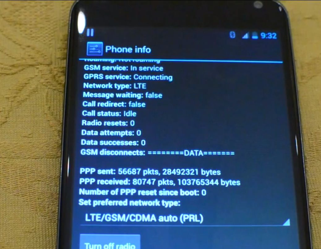 Nexus 4 tiene conectividad LTE, ¿cómo activarla?