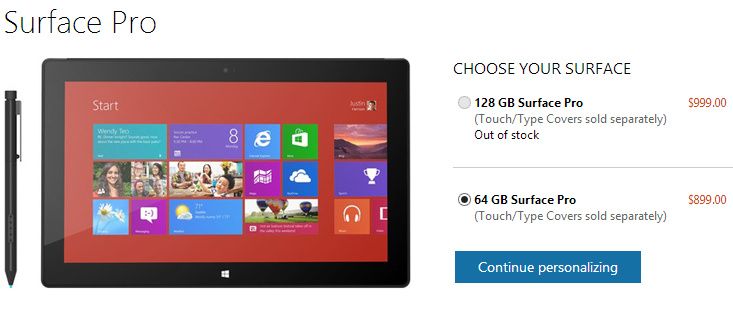 Microsoft Surface Pro ya está a la venta