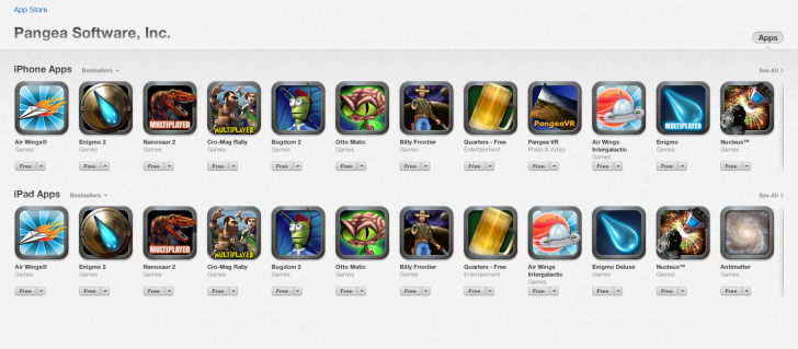 Juegos gratis para iOS de la mano de Pangea Software