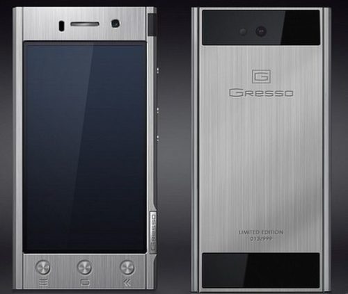 Gresso Radical, lujo smartphone con cuerpo de titanio