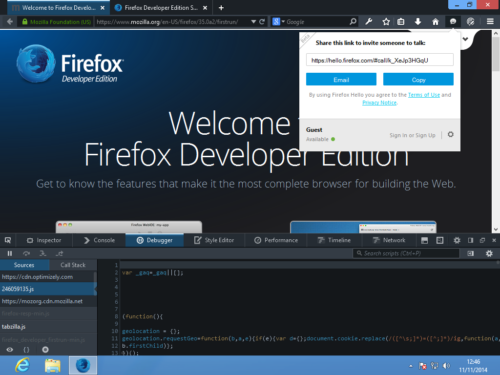 Liberado Firefox Developer Edition