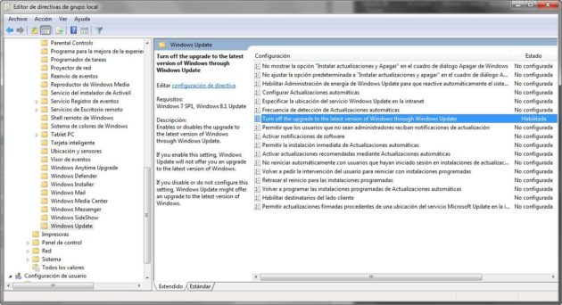 Cómo bloquear la actualización a Windows 10