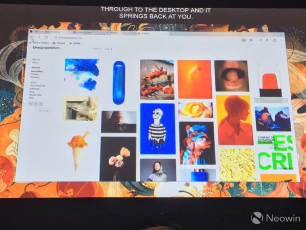 Microsoft muestra Edge con Fluent Design, imágenes