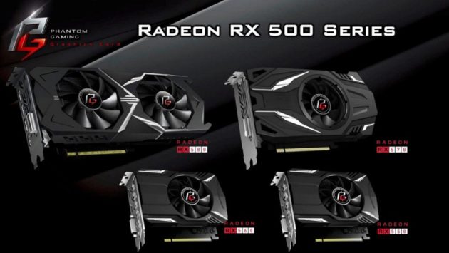 ASRock se estrenará con una serie completa de Radeon RX 500 de AMD