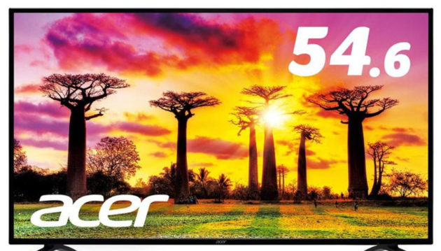 Acer presenta un monitor para juegos de ¡55 pulgadas!