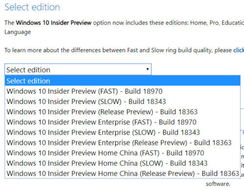 Microsoft publica las primeras ISO de Windows 10 19H2