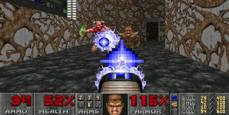 Corre DOOM y DOOM II en pantalla ancha 27 años después... Y a 120 fps ...