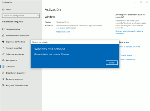 Cómo activar Windows con una licencia original