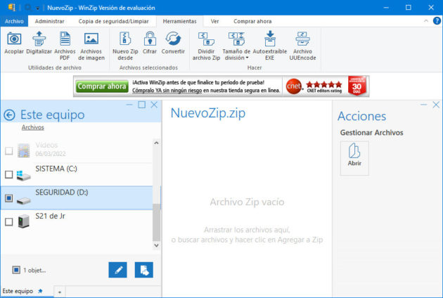 Seis descompresores de archivos que debes conocer