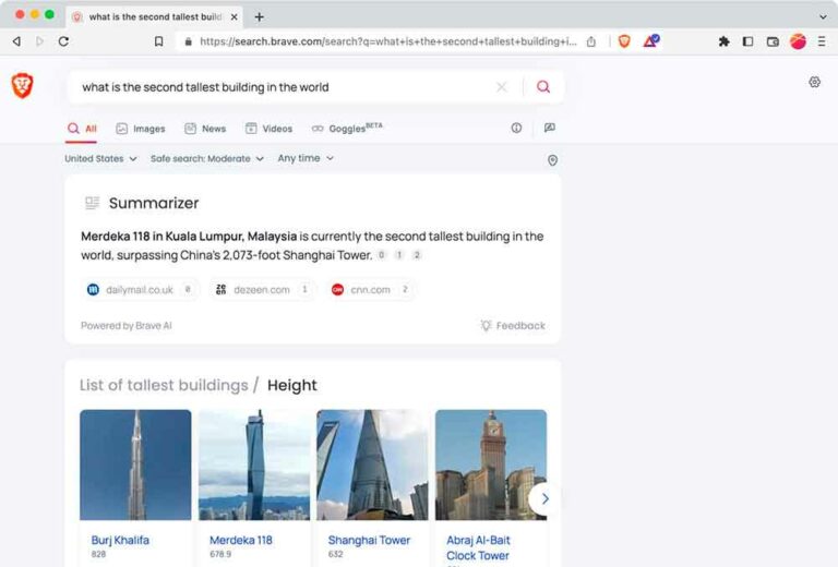 Brave Search también se suma a la IA con Summarizer