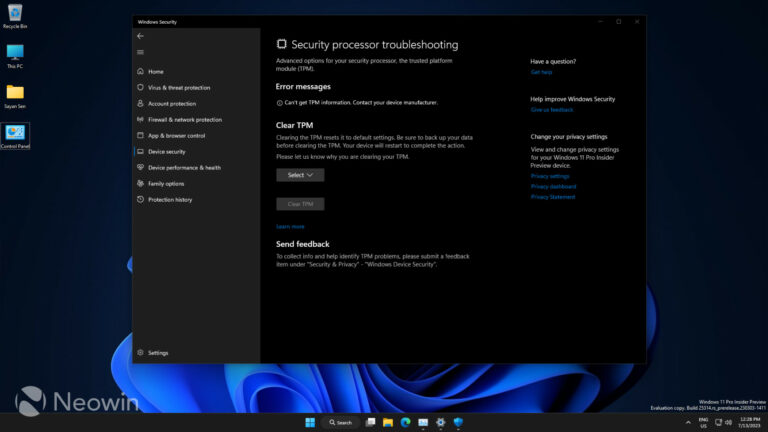 Windows 11 sigue dando problemas con TPM, Microsoft trabaja en una solución