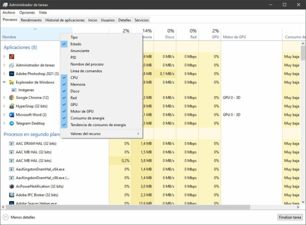 Así de útil es el administrador de tareas de Windows