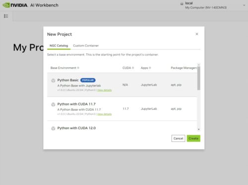 NVIDIA AI Workbench, crear y probar aplicaciones nunca fue tan fácil ...