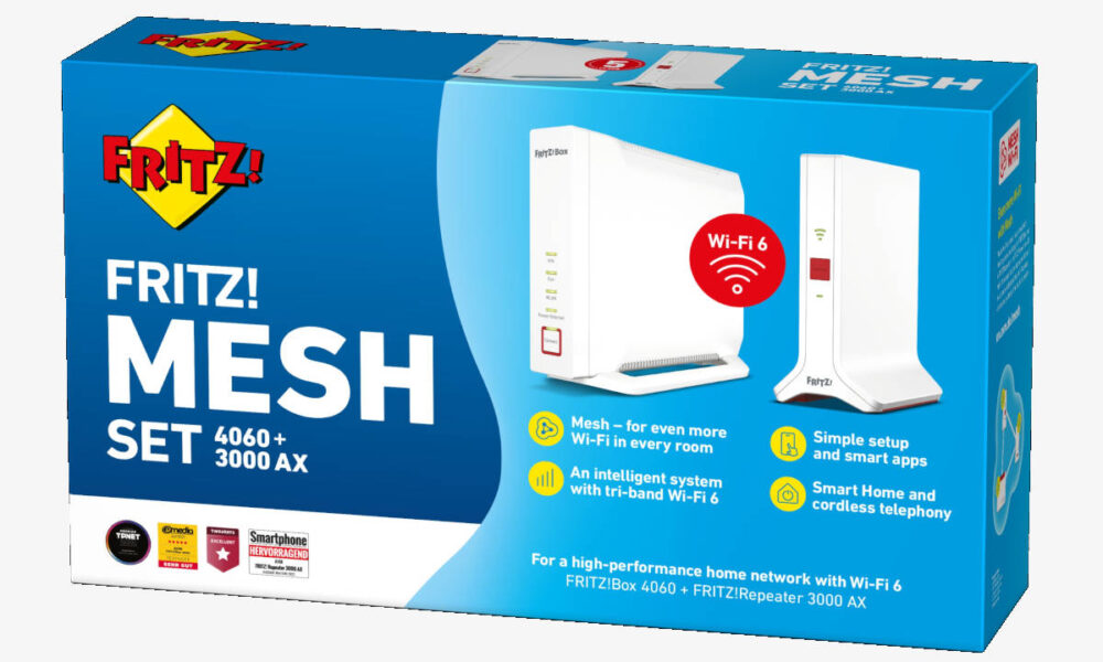 AVM FRITZ! Mesh Set 4060 + 3000 AX ya disponible en España