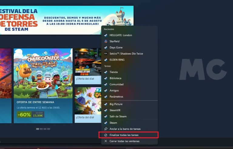 Cómo activar finalizar tarea en Windows 11
