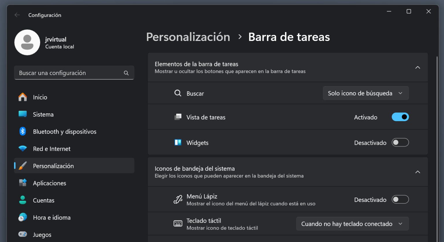 Cómo deshabilitar o eliminar los Widgets de Windows 11