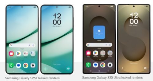 Galaxy S25+ y Galaxy S25 Ultra filtrados en nuevos renders, más ...
