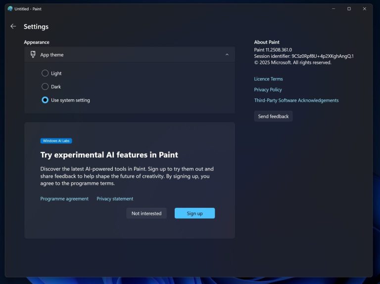 Windows 11 recibe el programa Windows AI Labs