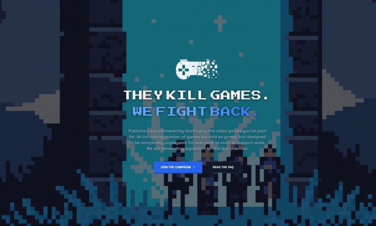 La iniciativa Stop Killing Games fracasa
